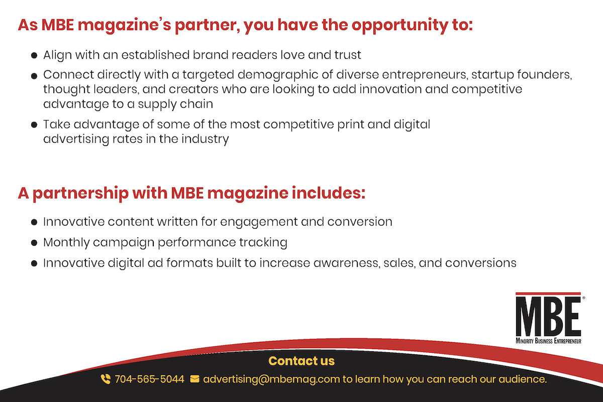 2023 MEDIA KIT - Minority Business Entrepreneur Magazine (MBE)